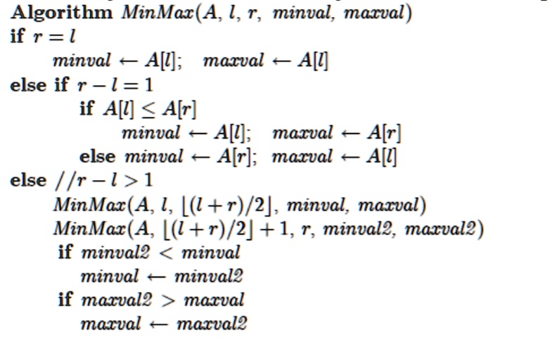 Solved You Are Given The Following Divide And Conquer Algorithm A What Does This Algorithm Do