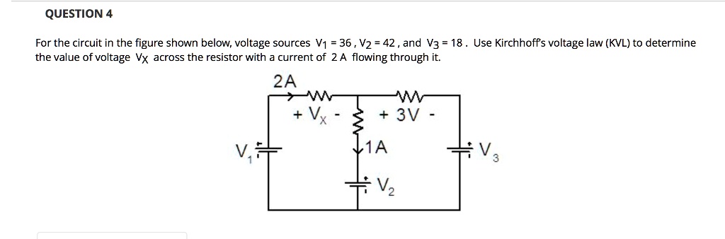 question 4 for the circuit in the figure shown belowvoltage sources v136v242and v318 use ...