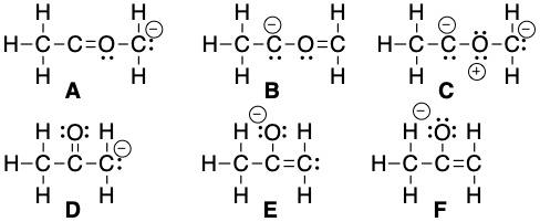 SOLVED: 1. Which of the following are valid Lewis structures of [(CHC(O ...