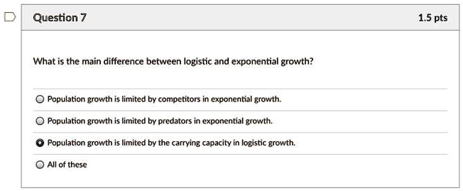 question 7 15 pts what is the main difference between logistic and ...