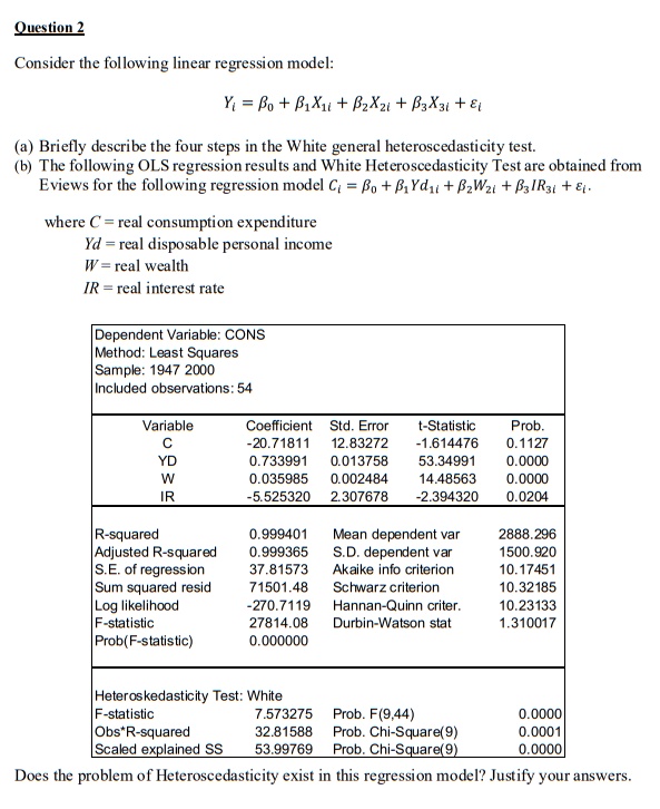 quslin2 consider the following linear regression model yi bo bxi bzxzt b3x3t briefly describe ...