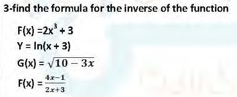 Inverse Functions
