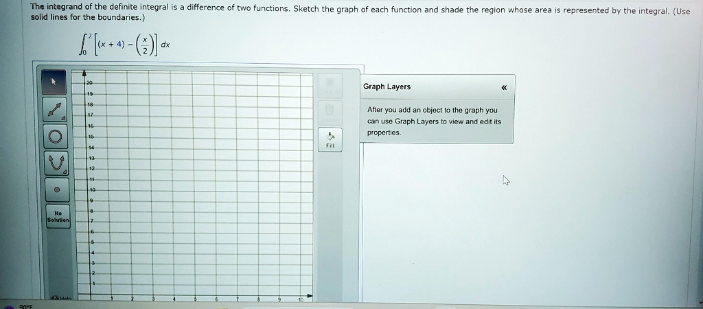the integrand of the definite integral is a difference of two functions ...