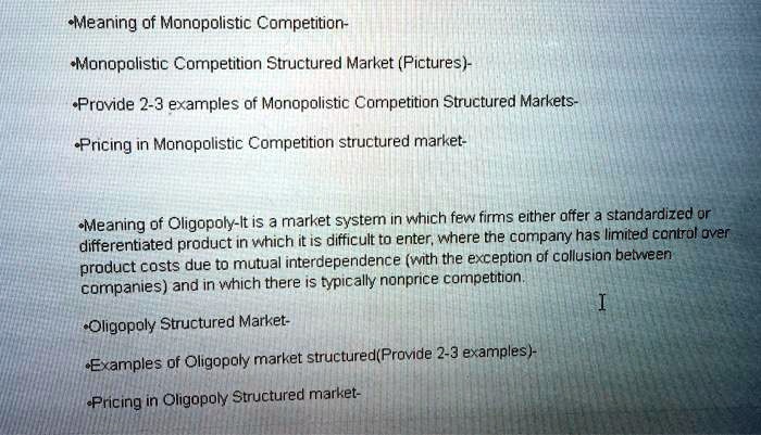 Meaning of Monopolistic Competition- Monopolistic Competition ...