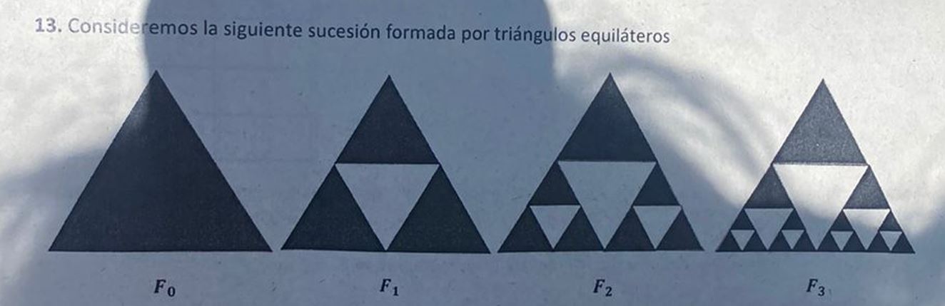 13. Consideremos la siguiente sucesión formada por...