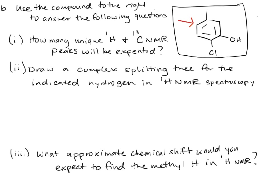 b. Use the compound to the right to answer the following questions 1 13 ...