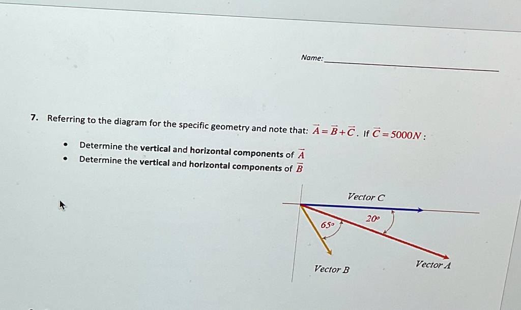 7. Referring to the diagram for the specific geometry and note that: A⃗ ...