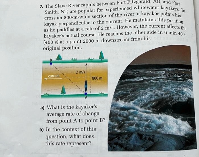 7. The Slave River rapids between Fort Fitzgerald, AB, and Fort Smith ...