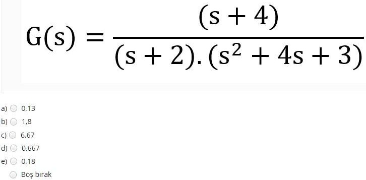 Solved Find The Steady State Error Coefficient And Steady State Error