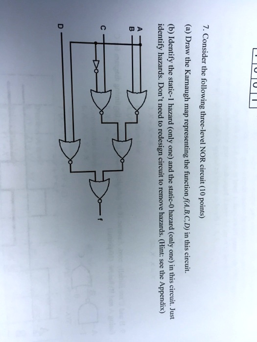 SOLVED: H identify hazards. Don't need to redesign the circuit to ...