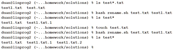 Video Solution Write A Bash Shell Program To Rename A Given File To A New Name However If A