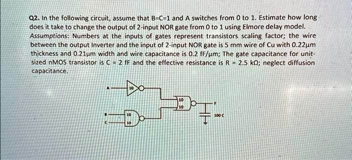 SOLVED: A2. In the following circuit, assume that B=C=1 and A switches ...