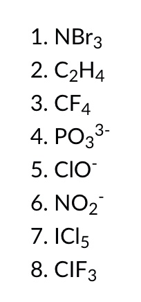 SOLVED: Draw the Lewis structures and the structural formula for each ...