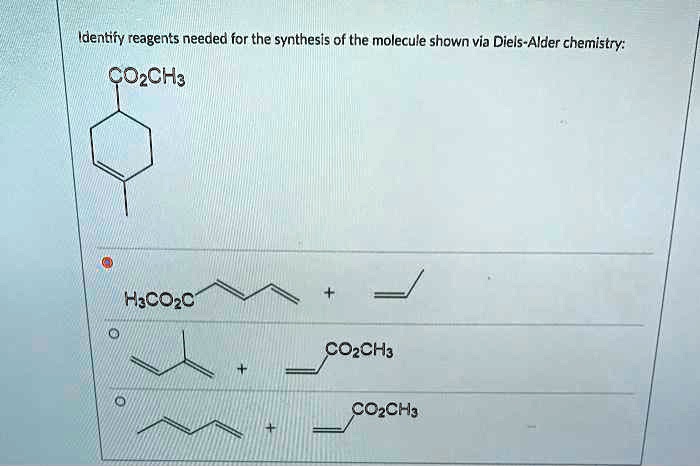 Identify reagents needed for the synthesis of the molecule shown via ...