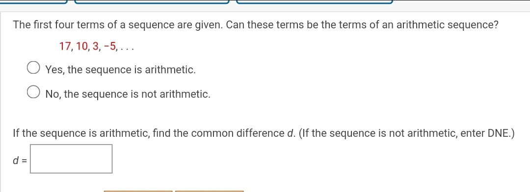 Solved The First Four Terms Of A Sequence Are Given Can These Terms