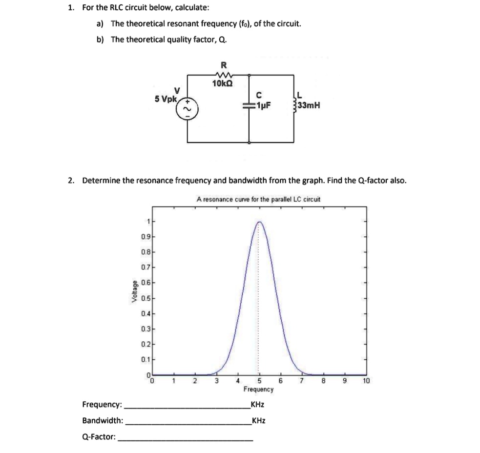 Resonant Frequency Formula Lc Circuit