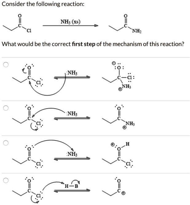 SOLVED: Consider the following reaction: NH; (x) NH; What would be the ...