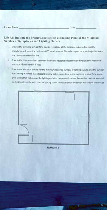 Student Name: Date: Lab 9.1: Indicate the Proper Locations on a ...