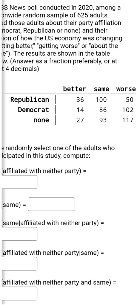 VIDEO solution: 3 S News poll conducted in 2020, among a nationwide ...