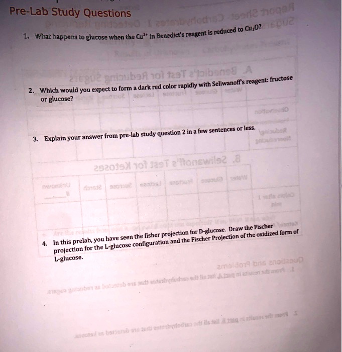 SOLVED:Pre-Lab Study Questions Aoete `o9 ' ^2"0 reagent ( reduced to Cu ...