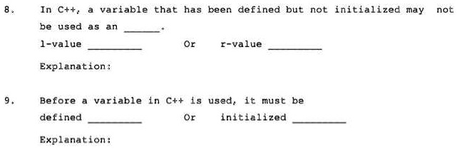 Solved In C The Variable Chae Has Been Defined But Not Initialized This May Result In An