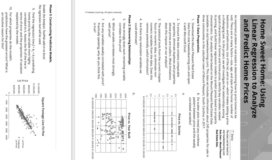 home sweet home using linear regression to analyze and predict home prices an important problem ...