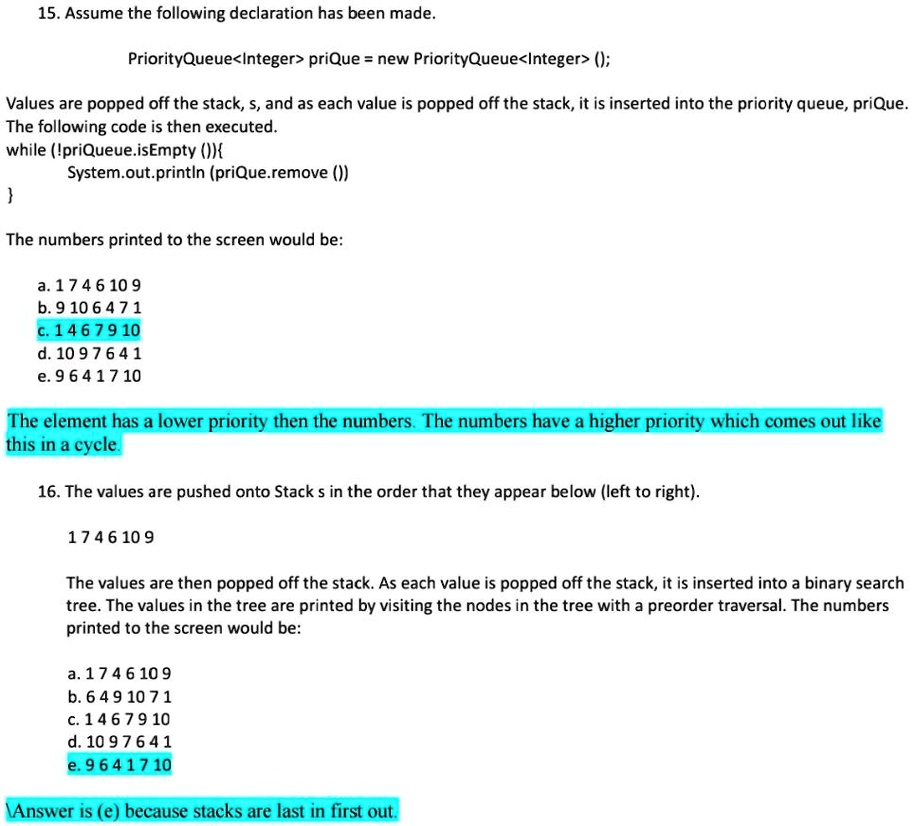 Solved Texts Ignore The Yellow Whats The Answer For 15 And 16 15 Assume The Following