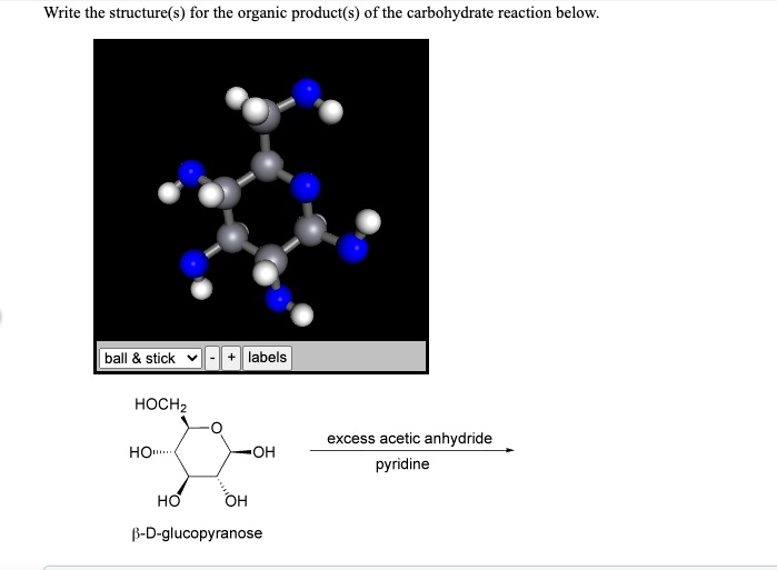 SOLVED: Write the structure(s) for the organic product(s) of the ...