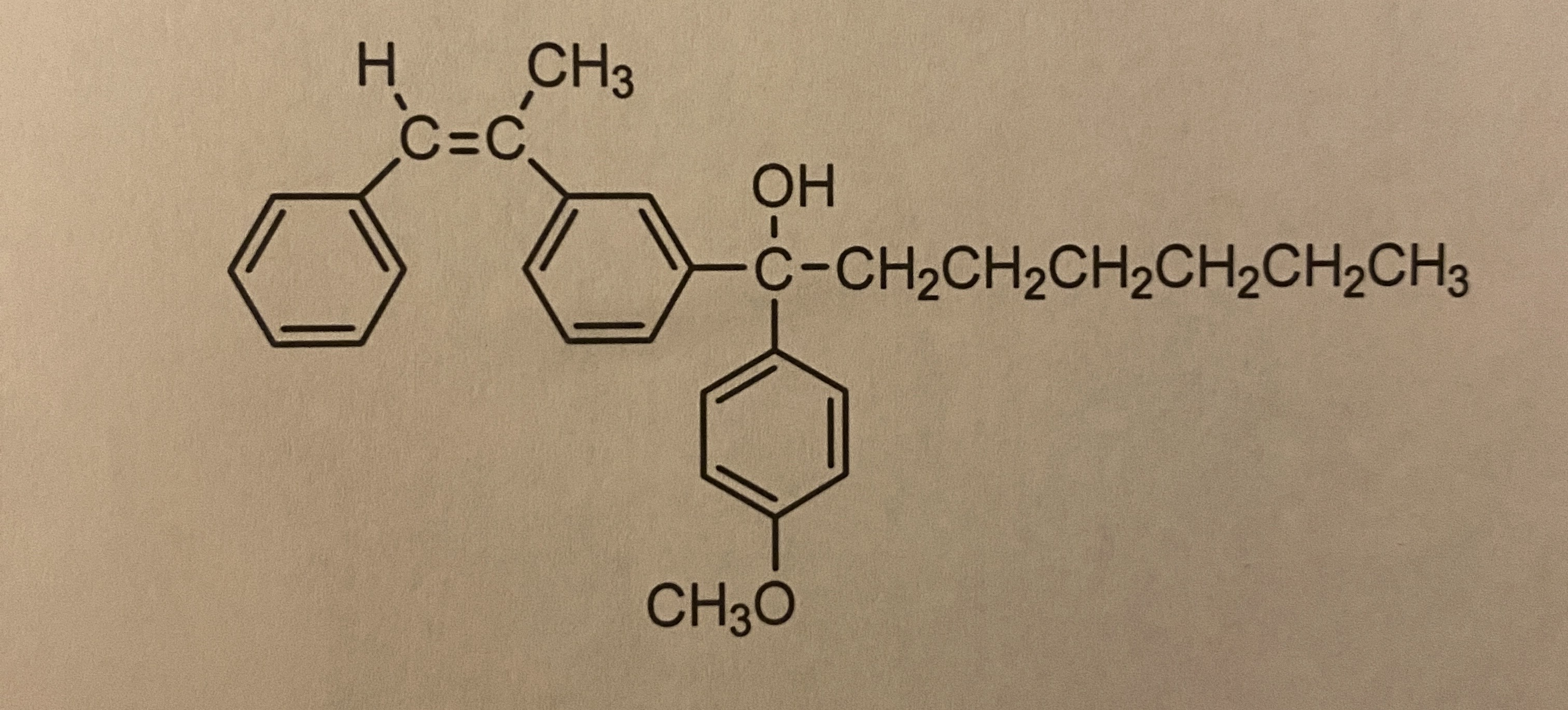 show a synthesis of the following mostly z alkene molecule starting ...