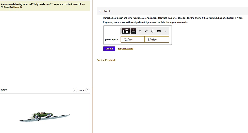 SOLVED: An automobile having a mass of 2 Mg travels up a 7Â° slope at a ...