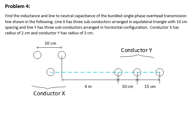 Problem 4: Find the inductance and line to neutral capacitance of the ...