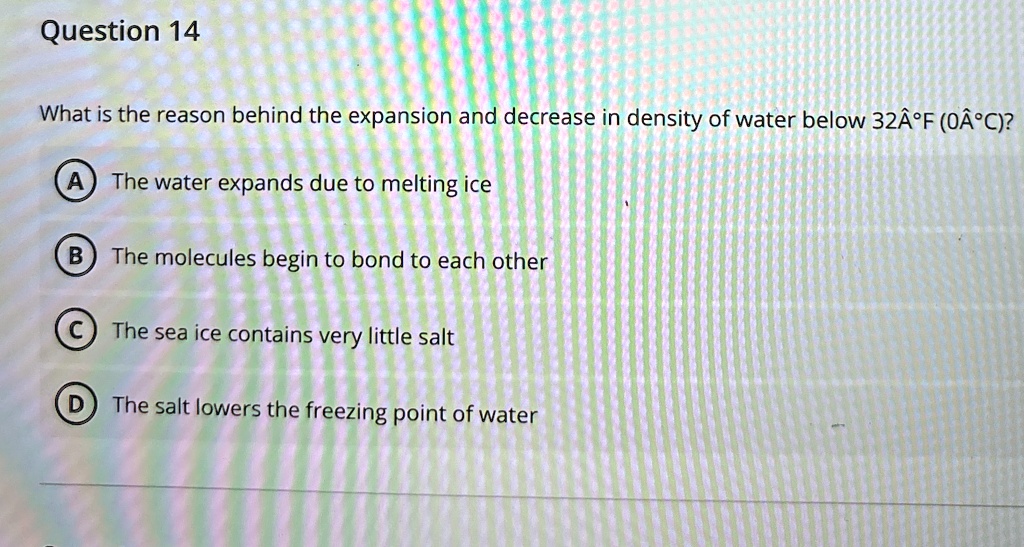 Question 14 What is the reason behind the expansion and decrease in ...