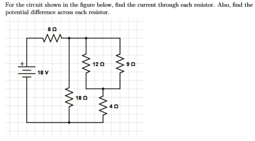Solved For The Circuit Shown In The Figure Below Find The Current
