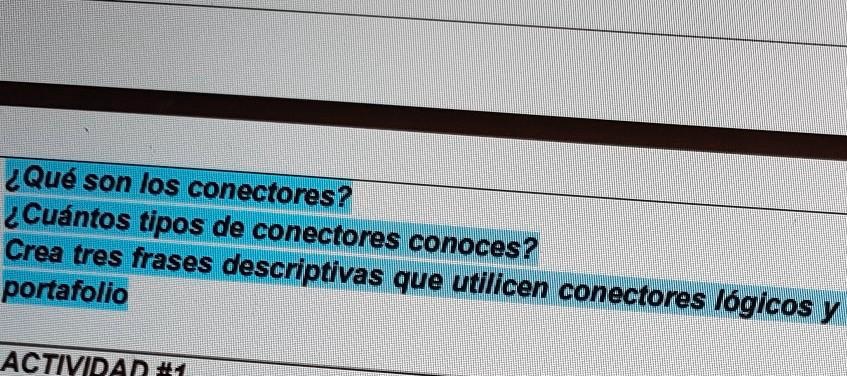SOLVED: ¿Qué son los conectores? ¿Cuántos tipos de conectores conoces ...
