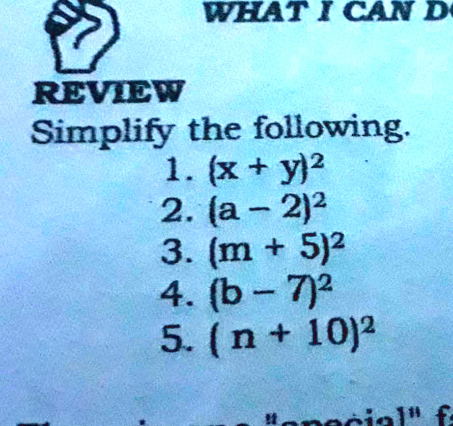 FACTORING PERFECT SQUARE TRINOMIALS simplify the following: WHAT! CAN D ... FACTORING PERFECT SQUARE TRINOMIALS simplify the following: WHAT! CAN D ...