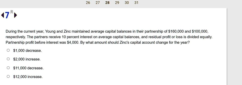 During the current year, Young and Zinc maintained average...