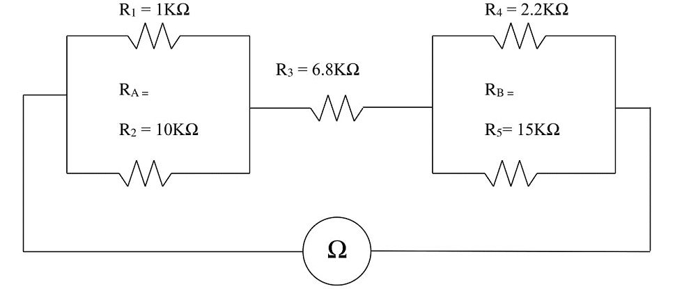 SOLVED: Adding a resistor in parallel with R1 and R2 would do what to the total resistance of ...