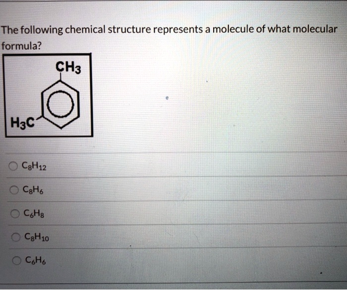 SOLVED: The following chemical structure represents a molecule of what ...