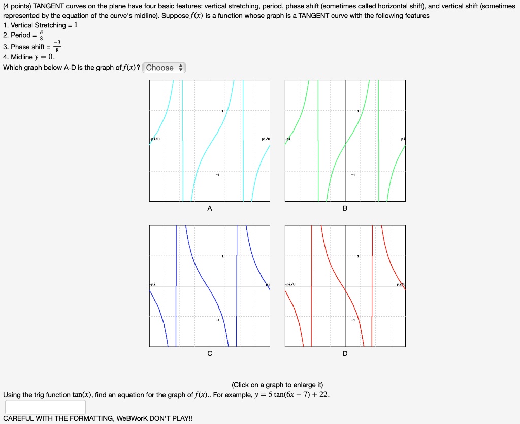 VIDEO solution: (4 points) TANGENT curves on the plane have four basic features: vertical ...