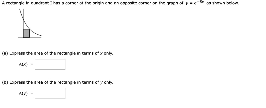 SOLVED: A rectangle in quadrant has a corner at the origin and an ...