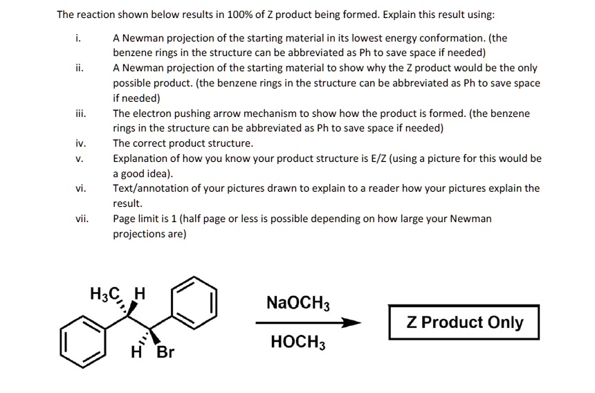 SOLVED: The reaction shown below results in 10O% of Z product being ...
