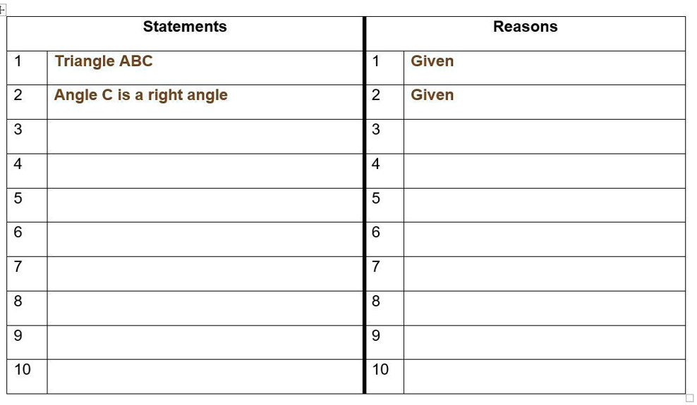 SOLVED: 'PLEASE PLEASE HELP Step 1: Draw a right triangle. Label the acute angles as angles A ...