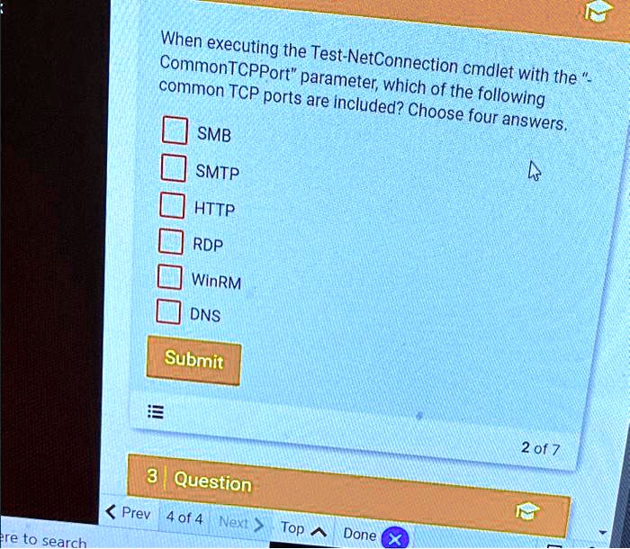 Solved When Executing The Test Netconnection Cmdlet With The Commontcpport Parameter Which Of 7568