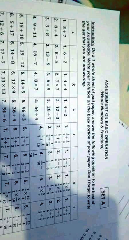 SOLVED: Instructions: On a whole sheet of pad paper, answer the ...