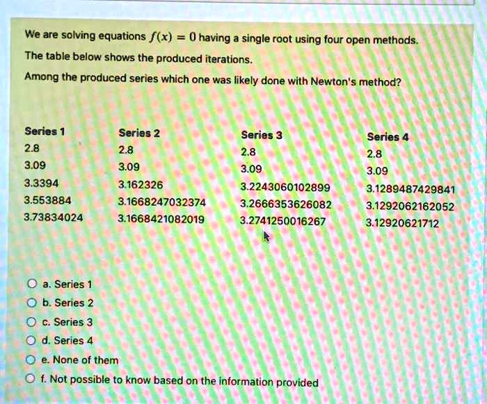 Solved 25numerical Methods In Engineering We Are Solving Equations Fx
