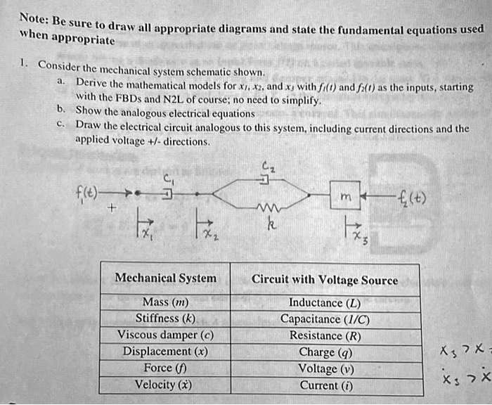 SOLVED: Note: Be sure to draw all appropriate diagrams and state the ...