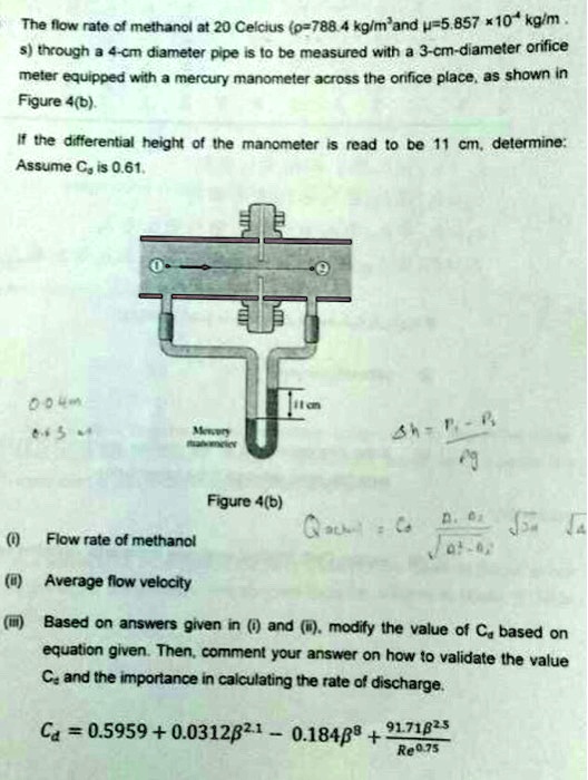 SOLVED: instrument and measurement Figure 4(b AssumeCis0.61. 004m 05 Sh ...
