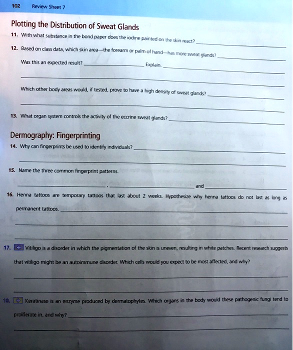 SOLVED: Texts: 102 Review Sheet 7 Plotting the Distribution of Sweat ...