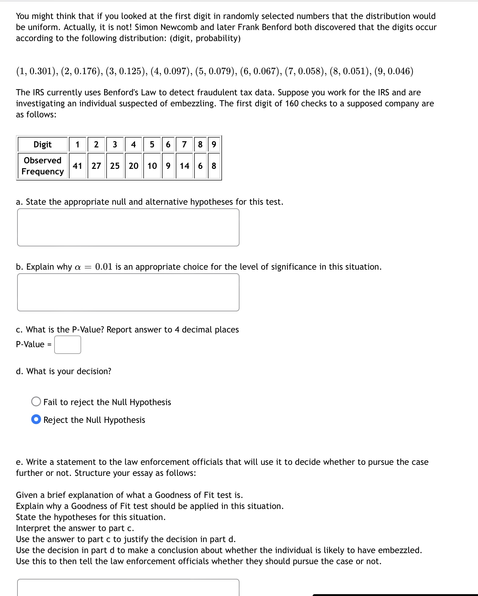 SOLVED: You might think that if you looked at the first digit in ...