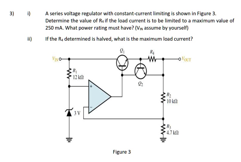 A series voltage regulator with constant-current limiting is shown in ...